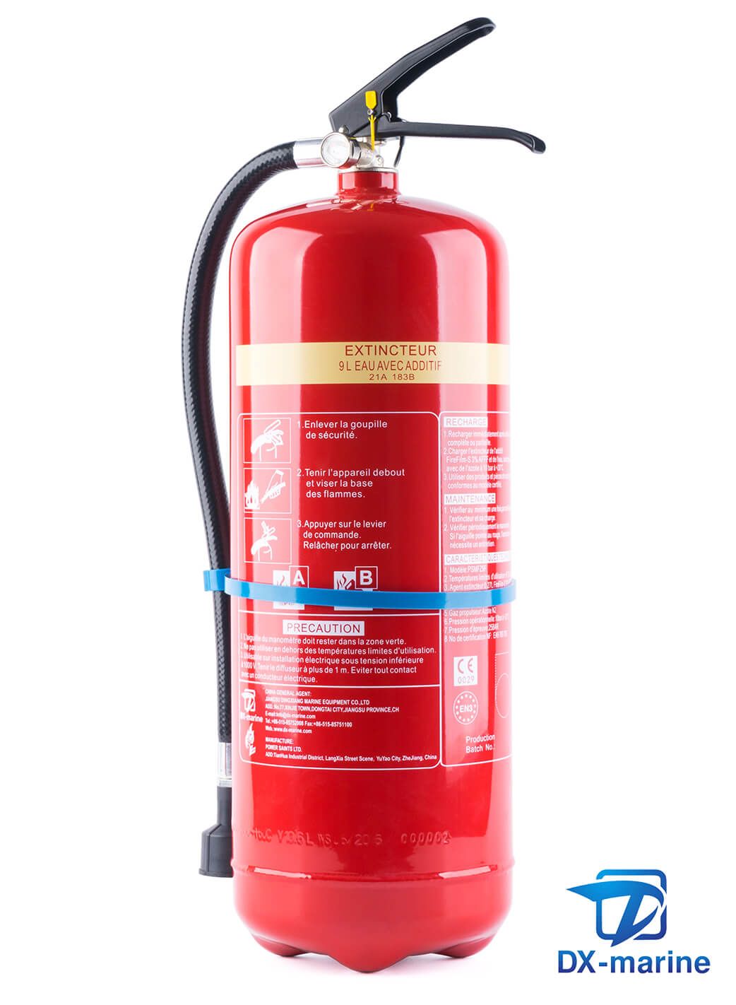 9L Fire Extinguisher PSMFZ9F Foam | DX-MARINE SHOP