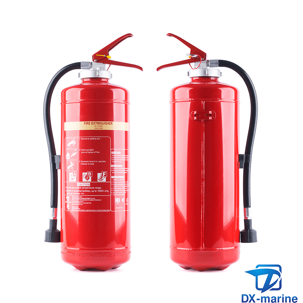 EC/MED 9L AFFF Foam fire extinguisher PSMFG9/1 | DX Marine